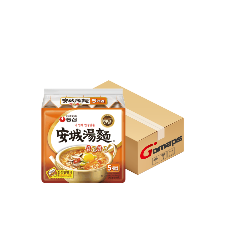 Nongshim Anseongtangmyeon Ramen (Instance Noodle) 5 x 8 pieces – Gomaps